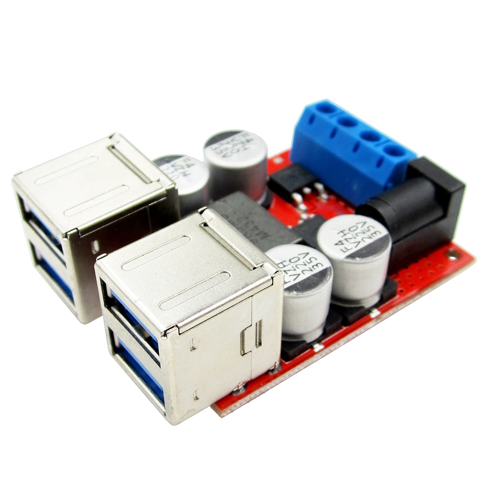 DC-DC Converter 8V 12V 24V (8V-35V) to 5V 8A Non-Isolation Buck Step ...