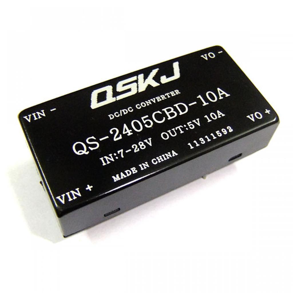DC-DC Converter 7~28V to 5V 10A Step Down Power Module QS-2405CBD-10A ...